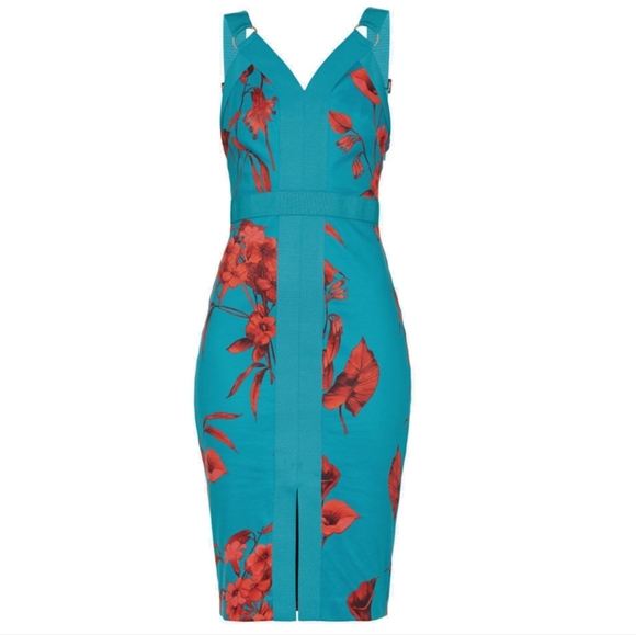 Ted Baker | Dresses | Nwt Ted Baker Turquoise Bodycon Dress | Poshmark